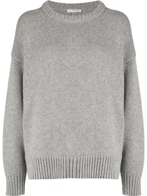 THE ROW Drop-shoulder Jumper - Grey