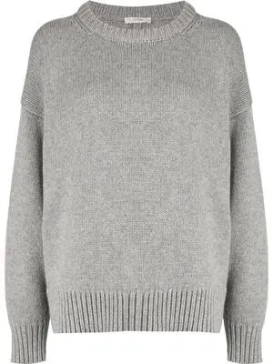 THE ROW Drop-shoulder Jumper - Grey