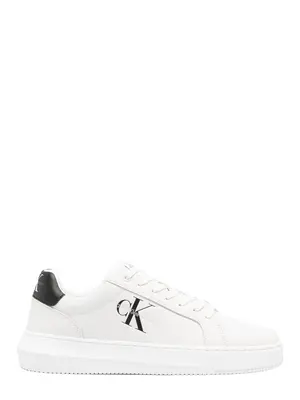 Calvin Klein Print Low-top Sneakers - White