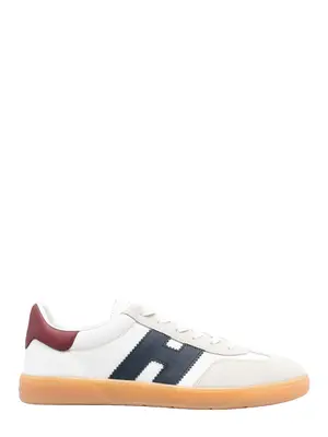 Hogan Leather Sneakers - Neutrals