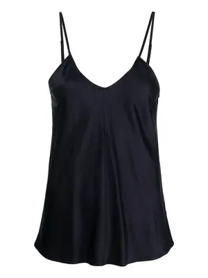 FORTE_FORTE V-neck Cami Top - Blue