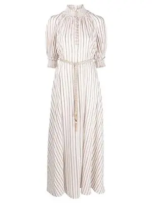 Zimmermann Devi Swing Long Dress - White