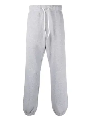 AUTRY Logo-print Cotton Track Pants - Grey