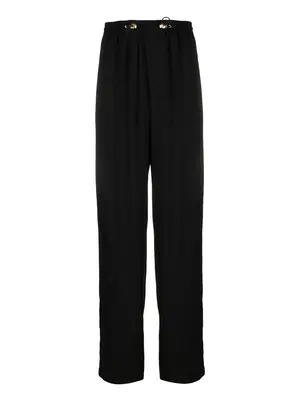Versace Drawstring-fastening Cotton Track Pants - Black