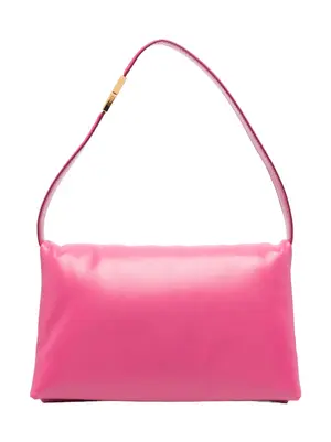 Marni Medium Prisma Leather Crossbody Bag - Pink