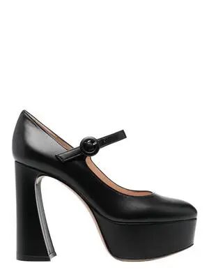GIANVITO ROSSI Holly D'orsay 120mm Platform Pumps - Black