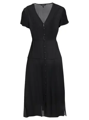 Rag & Bone Mccormick Chiffon Dress - Black