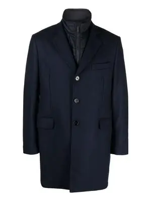 FAY Fay Easy DB Single-Breasted Layered Coat