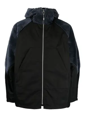Toga Faux-fur Trimmed Hooded Jacket - Black
