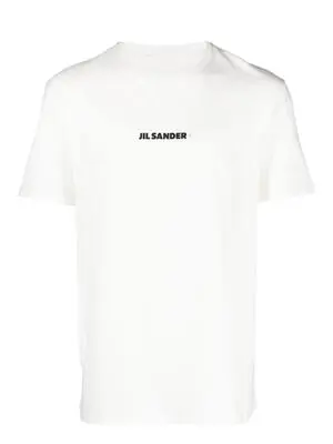 JIL SANDER Logo-print Cotton T-shirt - White