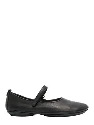 Camper Right Nina Leather Ballerinas - Black