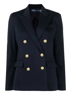 RALPH LAUREN Polo Ralph Lauren Double-Breasted Knitted Blazer