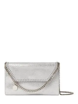 Stella McCartney Falabella Wallet Crossbody Bag - Silver