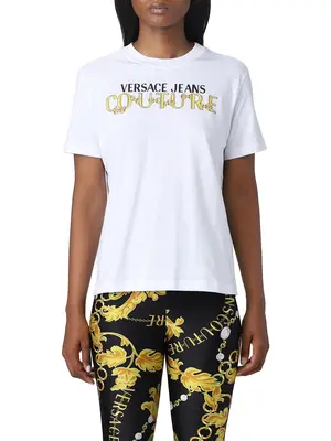 Versace Versace Jeans Couture Cotton T-Shirt White