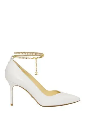 Sarah Flint Perfect Shiffon Pump 85 White Calf