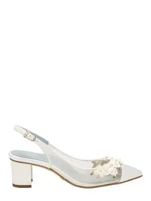 Sarah Flint Wedding Parker Sling 50 - White Polka Dot Mesh
