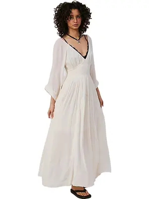 Free People Free People Dixie Maxi Dress White