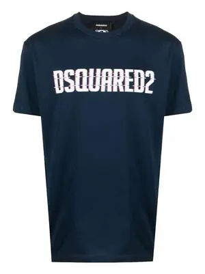 Dsquared2 Logo-print Short-sleeve T-shirt - Blue