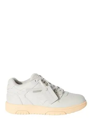 Off-White Out Of Office Leather Sneakers - Grey