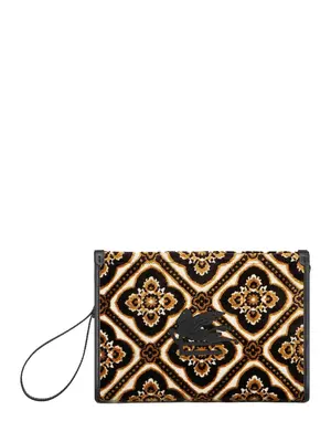 Etro Large Jacquard-pattern Beauty Case - Neutrals