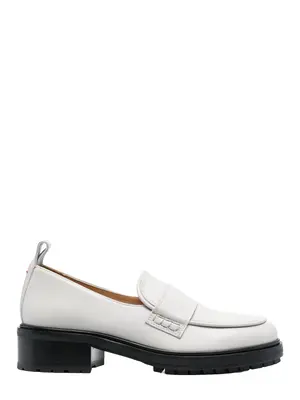 AeydĒ Ruth 40mm Round-toe Loafers - Grey