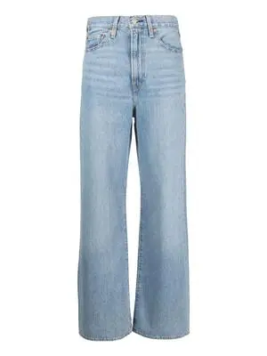 LEVI'S High-waisted Wide-leg Jeans - Blue