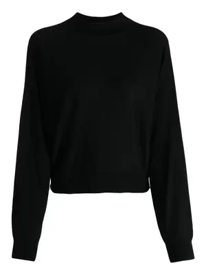 Theory Mock-neck Jumper - Black