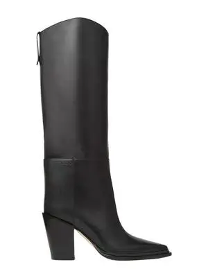 JIMMY CHOO Cece 80mm Pointed-toe Boots - Black