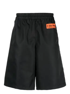 Heron Preston Ex-ray Logo-patch Shorts - Black