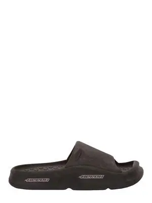 Heron Preston Moulded Flat Slides - Black