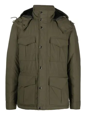 Woolrich Flap-pocket Padded Jacket - Green