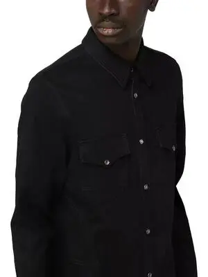 Alexander McQueen Denim Shirt - Black