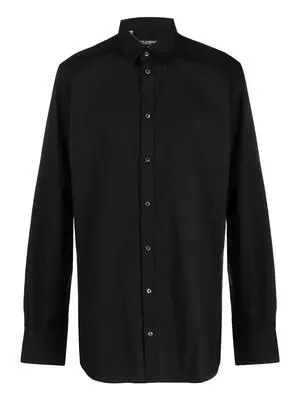 DOLCE & GABBANA Long-sleeve Cotton-blend Shirt
