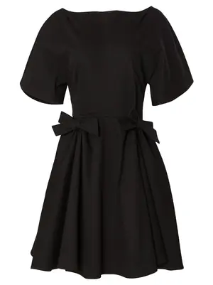 Carolina Herrera Bow-detail V-back Dress - Black
