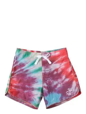 Seaesta Surf Tie-dye Board Shorts - Orange Multi