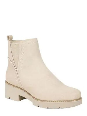 Naturalizer Darry Water Repellent Bootie - Porcelain Beige Suede