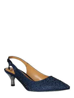 J. Reneé Ferryanne Slingback Pumps - Navy