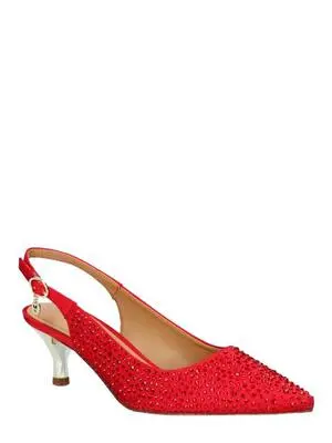 J. Reneé Ferryanne Slingback Pumps - Red