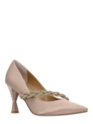 J. Reneé Nyomee Pointed Toe Pump - Beige