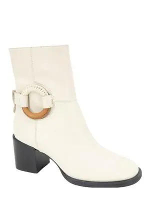 Gentle Souls By Kenneth Cole Holi Block Heel Bootie - Stone Leather