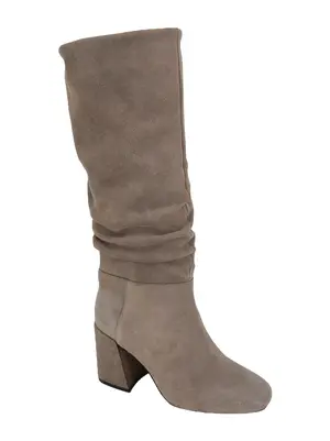 Gentle Souls GENTLE SOULS BY KENNETH COLE Iman Slouch Boots Mineral Suede