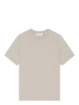 FRAME Frame Duo Fold Tee In Grey Cloud Grey
