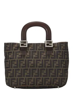 Fendi Zucca Handbag - Brown