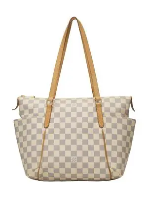 LOUIS VUITTON Damier Azur Totally Nm Tote - White