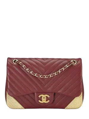 CHANEL Paris-Cosmopolite Chevron Flap Bag