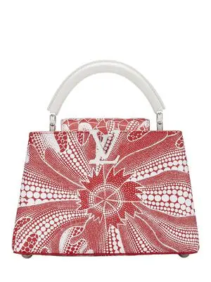 LOUIS VUITTON Yayoi Kusama Dots Infinity Capucines - Red