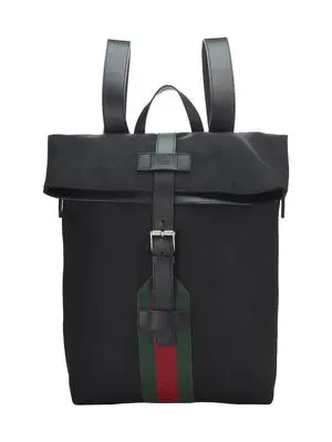 GUCCI Techno Canvas Web Backpack