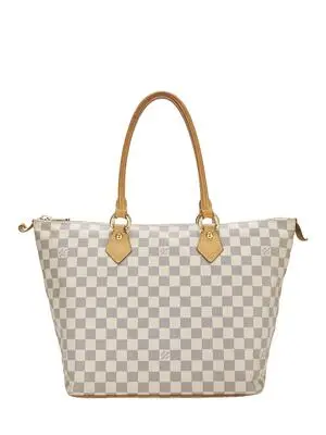 LOUIS VUITTON Damier Azur Saleya MM Tote