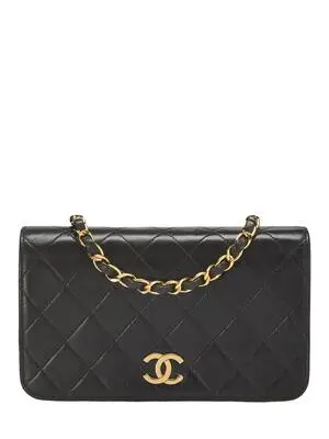 CHANEL Quilted Lambskin Mini Full Flap Bag