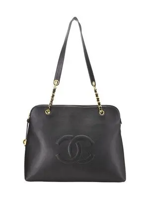 CHANEL Caviar 'CC' Large Tote